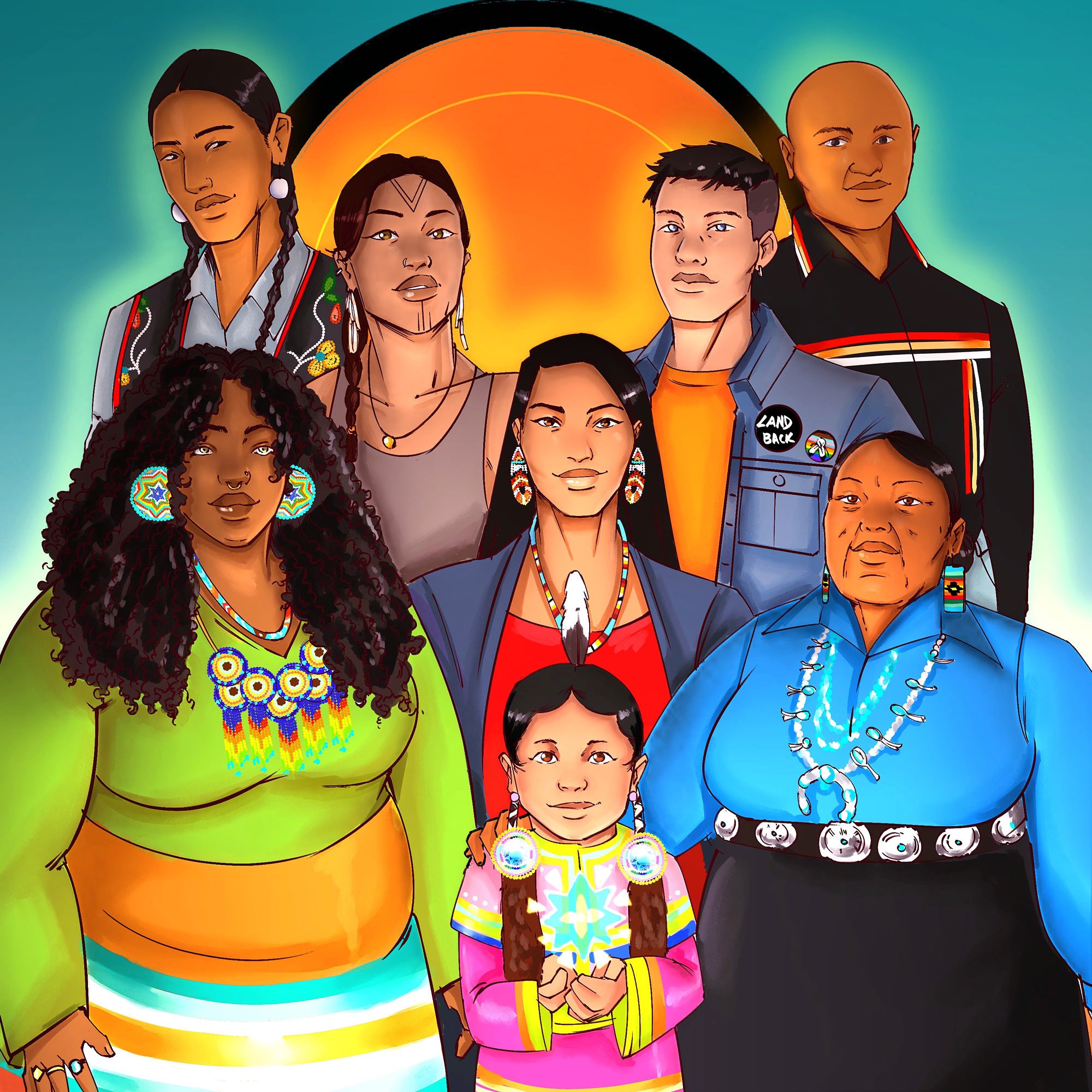 Modern Native American Families
