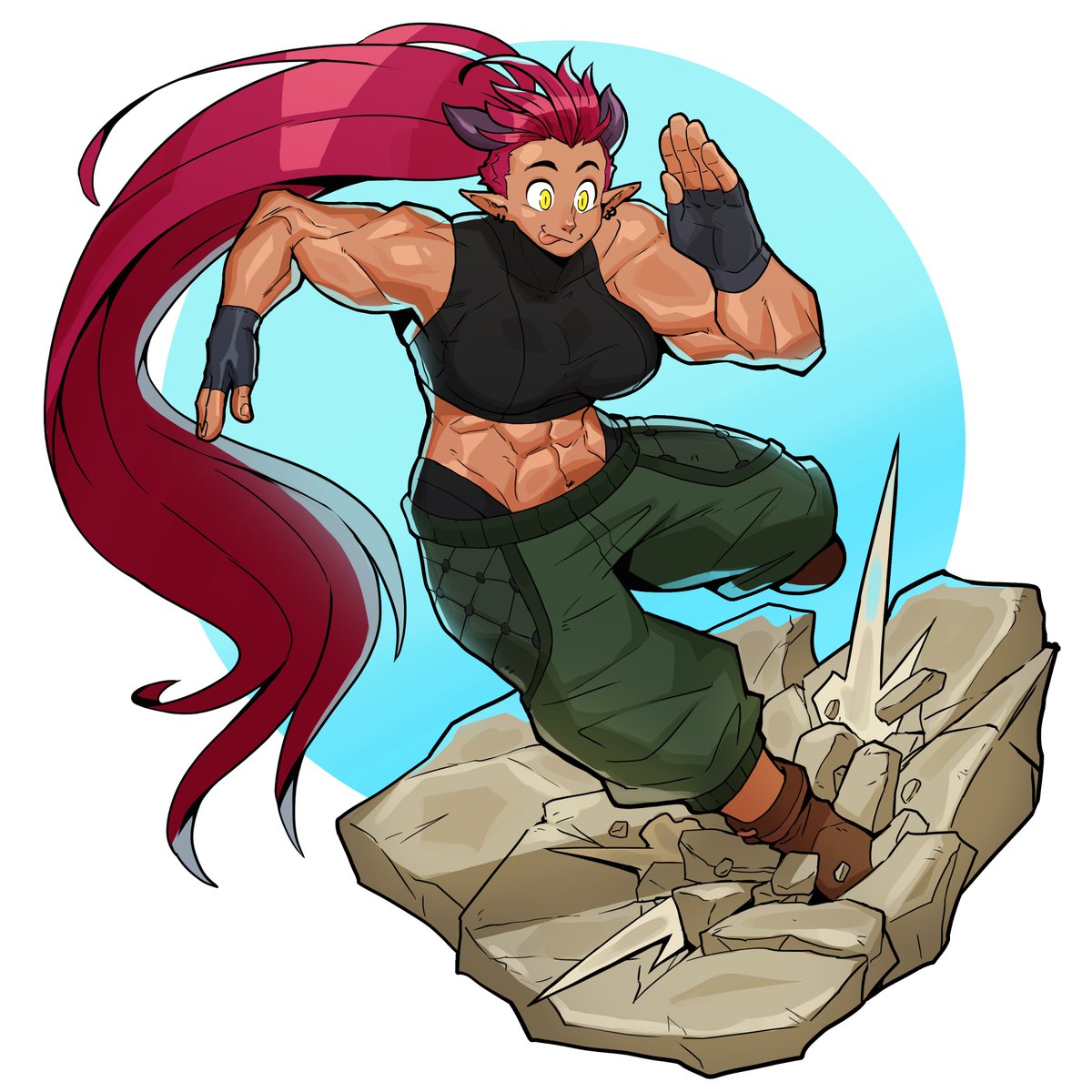 「Oh lawd she COMIN'!HAPPY B-DAY 」|CeeHaz 👹 COMMISSIONS CLOSEDのイラスト