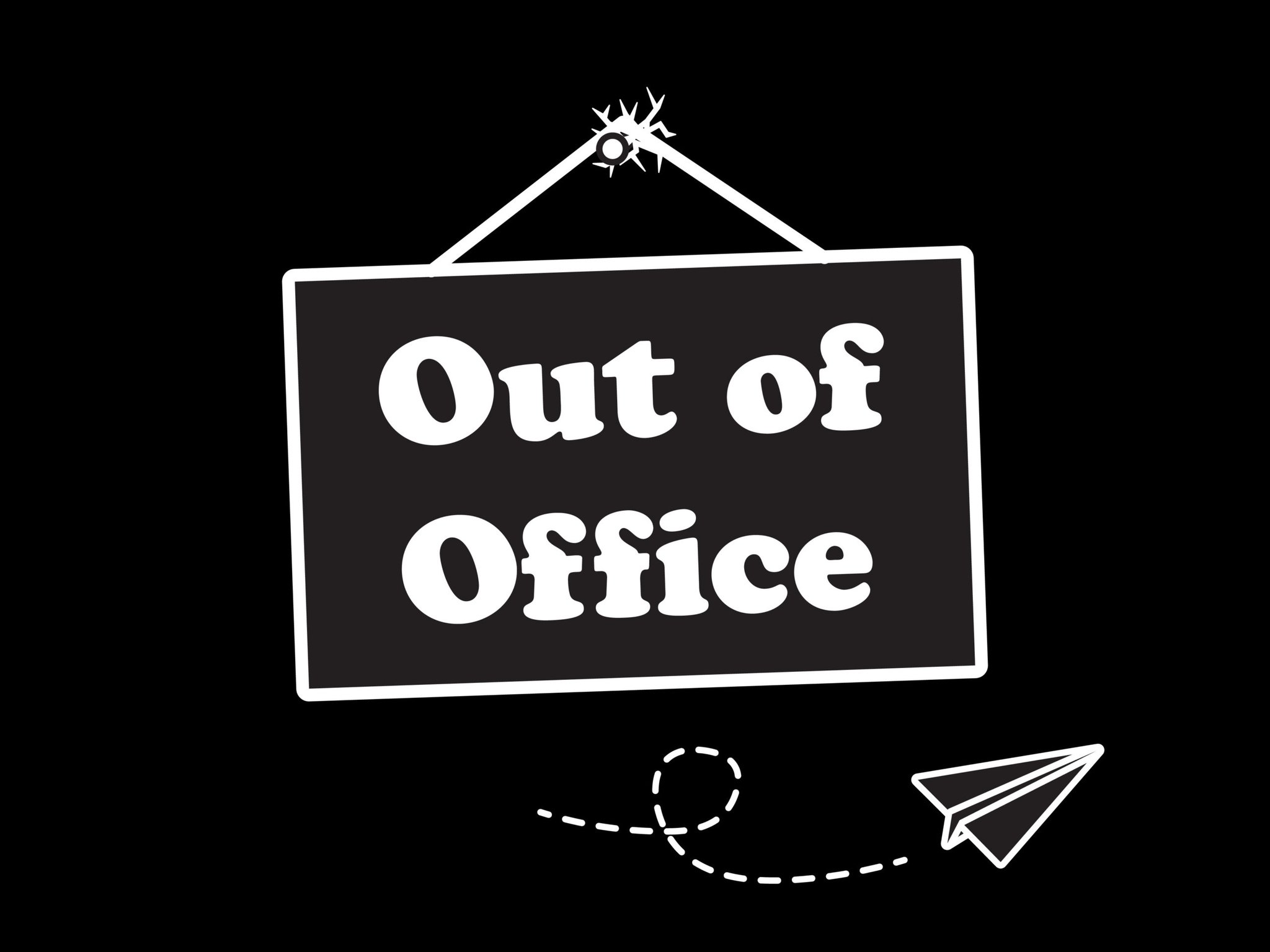 Out Of Office Sign Clipart