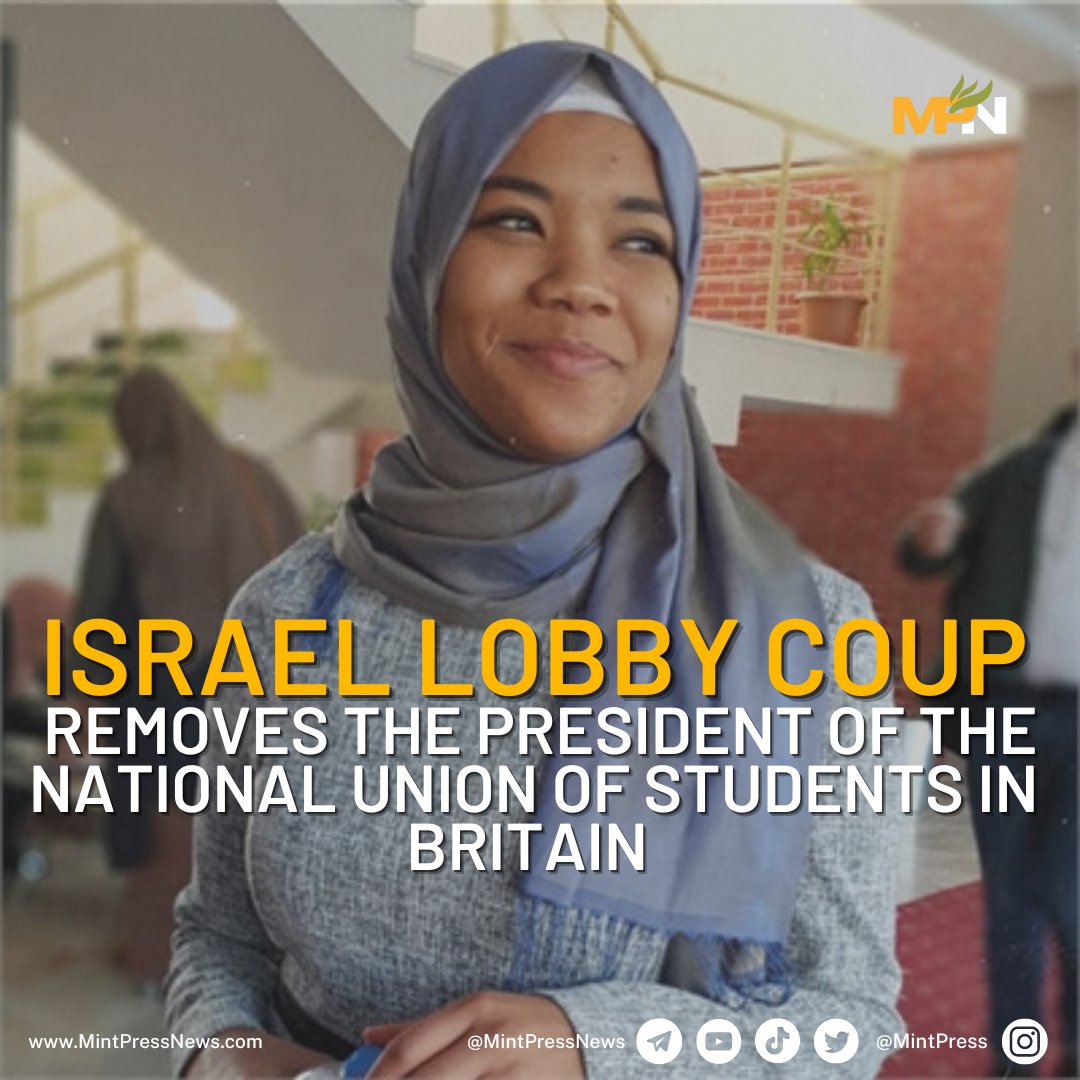 MintPress News on Twitter: "The elected President of the National Union of Students in Britain ...