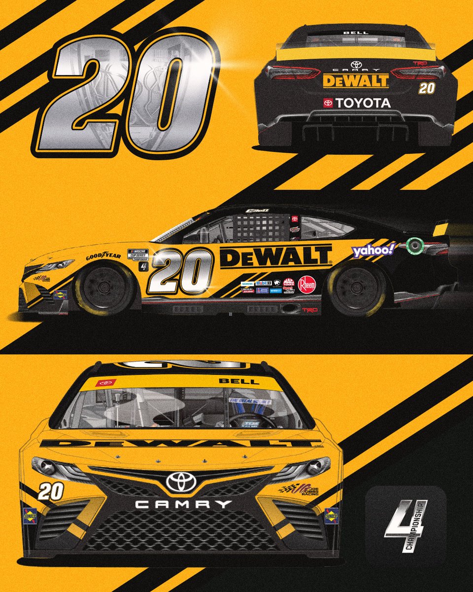 Imagine it. This No. 20 scheme pulling into Victory Lane to complete an ...