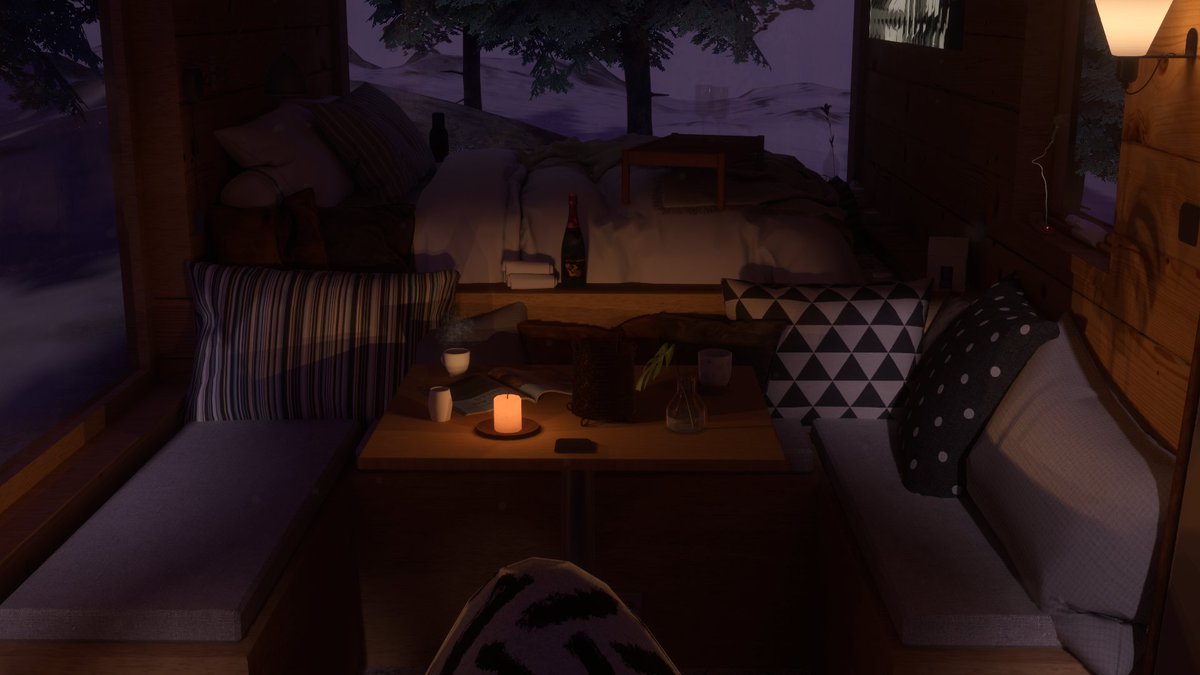 Wolfly on Twitter: "Published my new world Winter Getaway on #VRChat #pcvr Hunker down in this ...