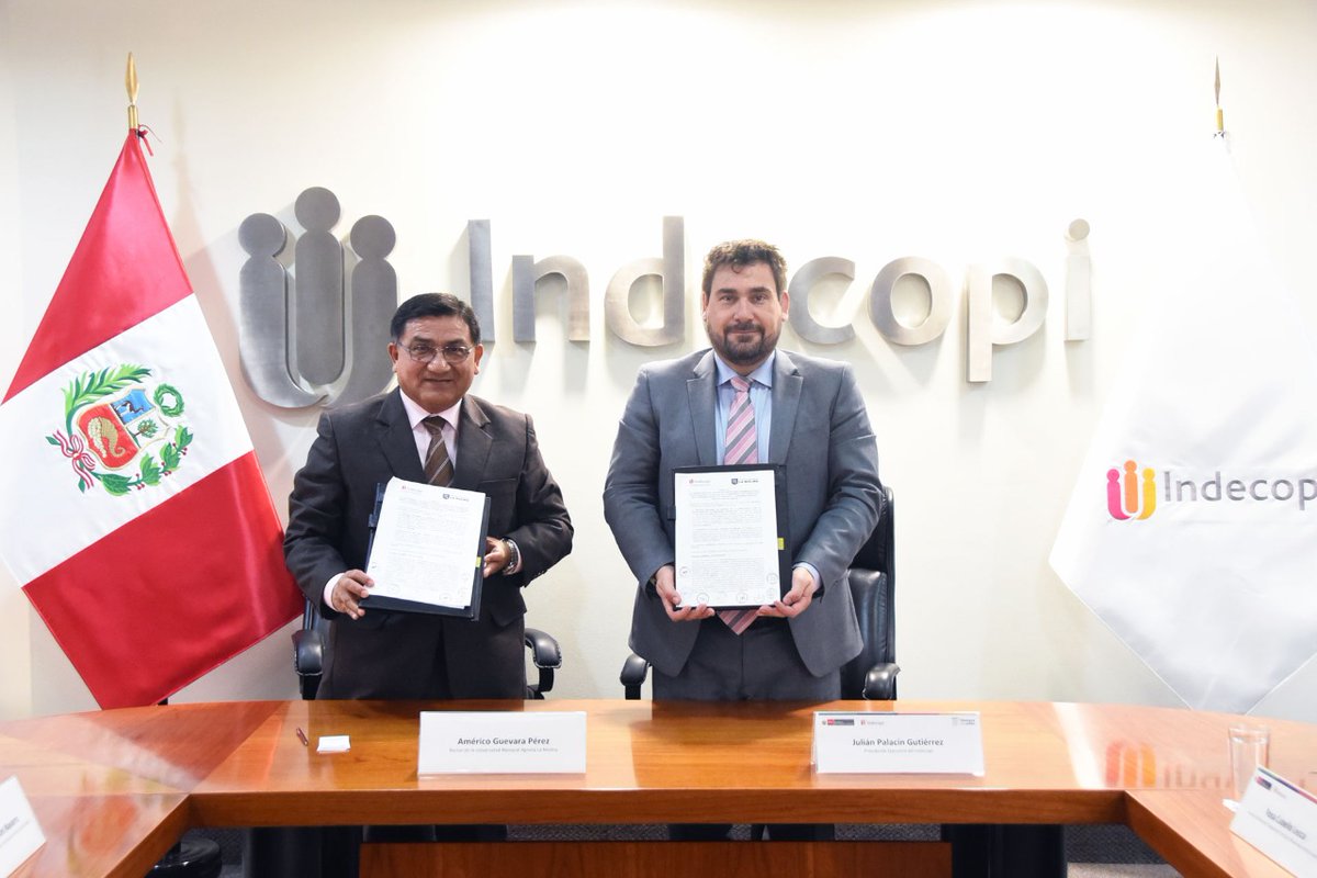 Indecopi Oficial on Twitter: "El Indecopi y la @UNALM_online extienden convenio de cooperación ...