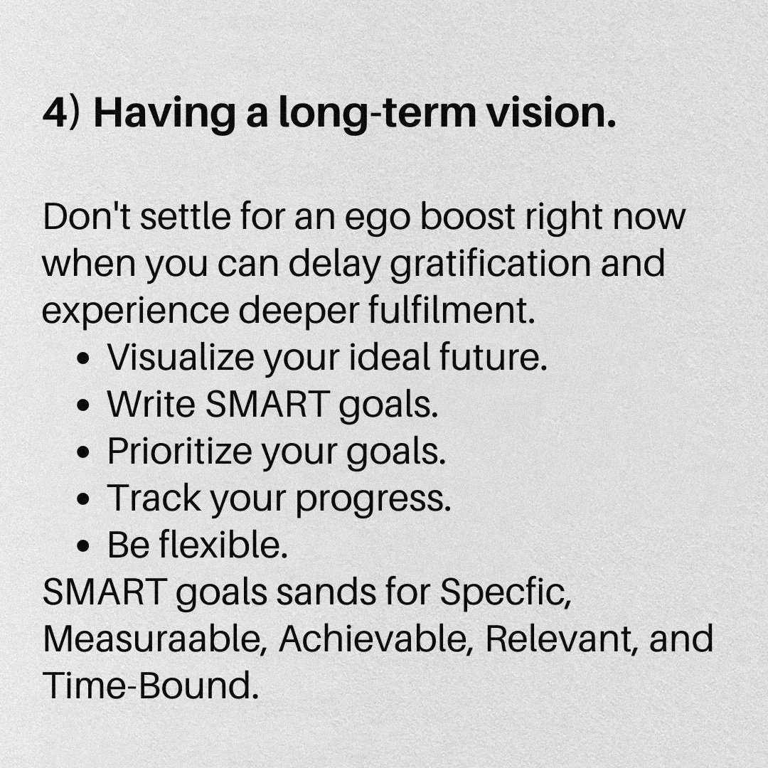 The Sigma Mindset on Twitter: "4. HAVE A LONG-TERM VISION. https://t.co/h9fmGyYhyE" / Twitter