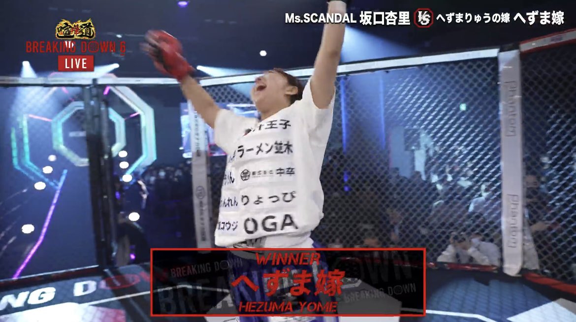 BreakingDown / ブレイキングダウン on Twitter: "／ #BreakingDown6 20試合目結果速報📣 \ あなたの投票が勝敗を分ける。 🥊フェザー級ワンマッチ ...