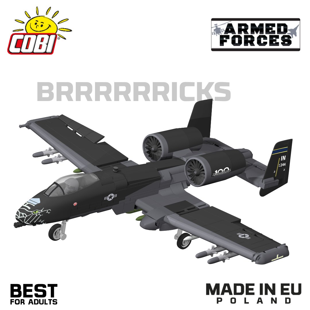 COBI A-10 Thunderbolt II Warthog Jet COBI Historical Collection — Cobi ...
