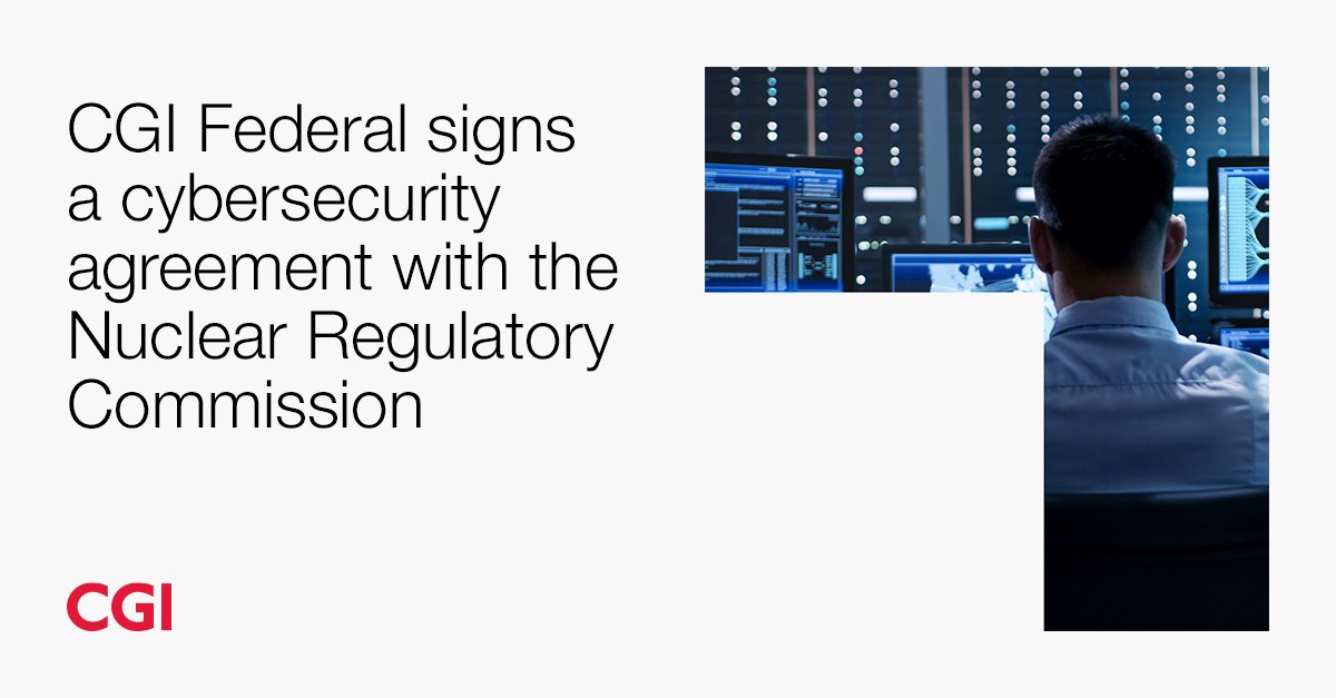CGI on Twitter: "CGI Federal has been awarded a new agreement to prepare the @NRCgov for ...