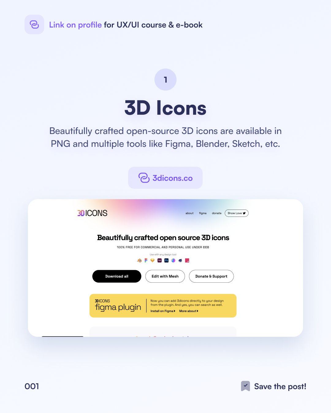 Jan Mraz - UX / UI Designer on Twitter: "1) 3dicons. co https://t.co/U5Fbaplsrc" / Twitter