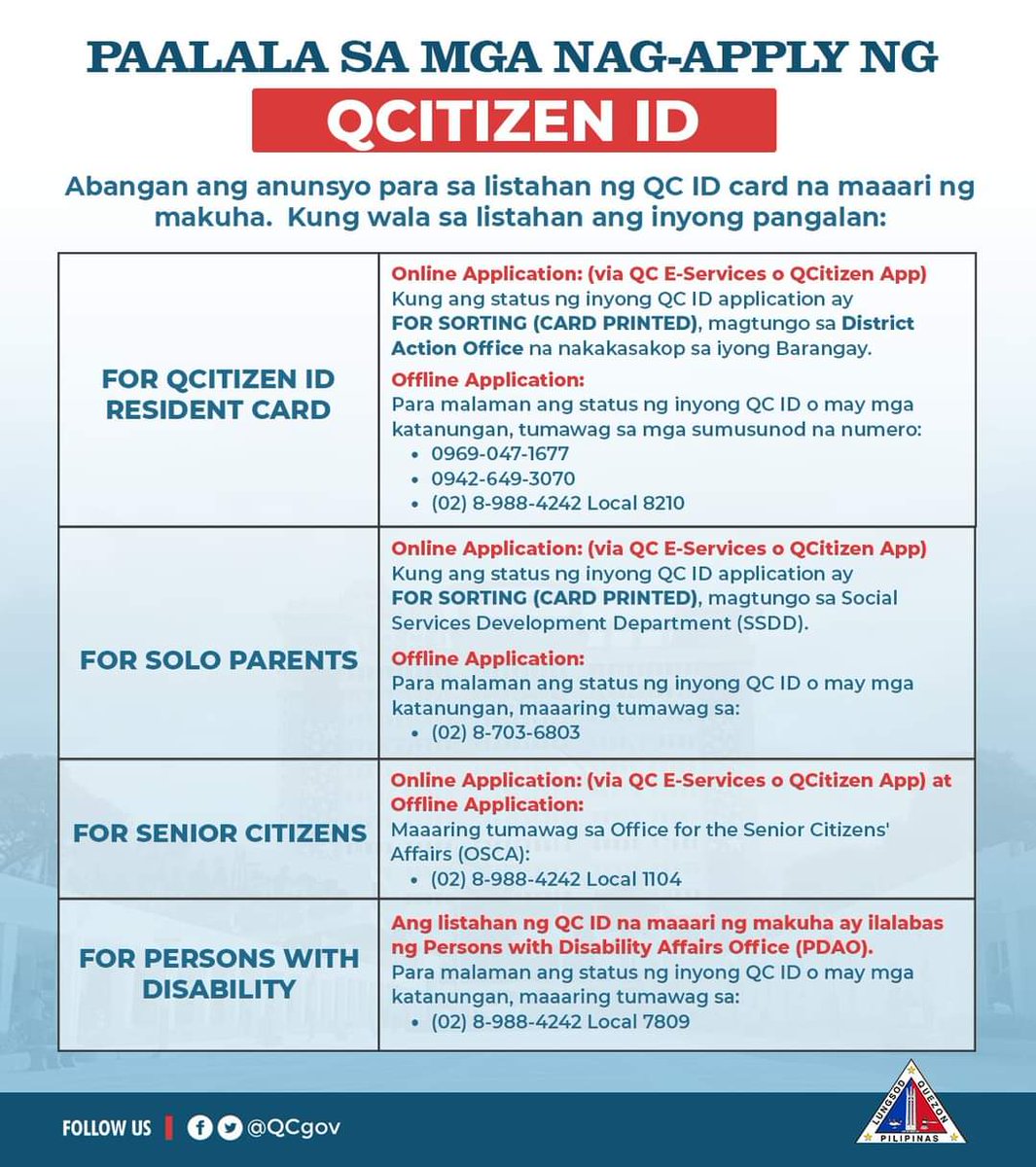 Quezon City Government On Twitter Qcitizens Narito Ang Mga Paalala