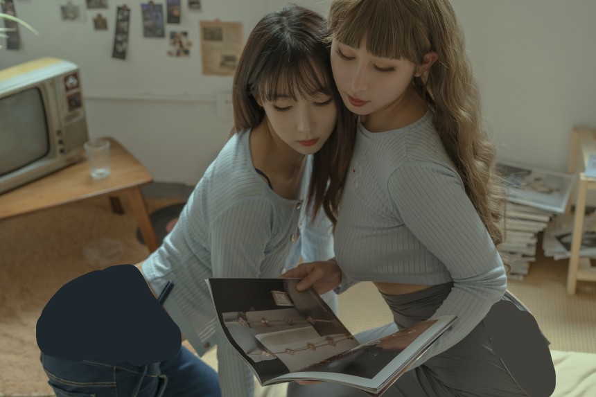 3225 云溪溪 奶桃 日系百合 [60P1V] 慕色 @3277731737qqco1