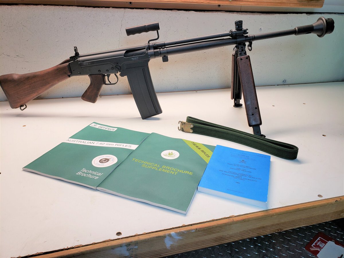 RetroFirearms on Twitter: "Pro Built L2A1 Australian Heavy Automatic Rifle Style FAL"