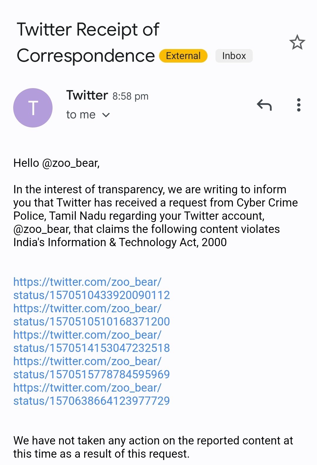 Mohammed Zubair On Twitter Got An E mail From TwitterSupport They mohammed-zubair-on-twitter-got-an-e-mail-from-twittersupport-they