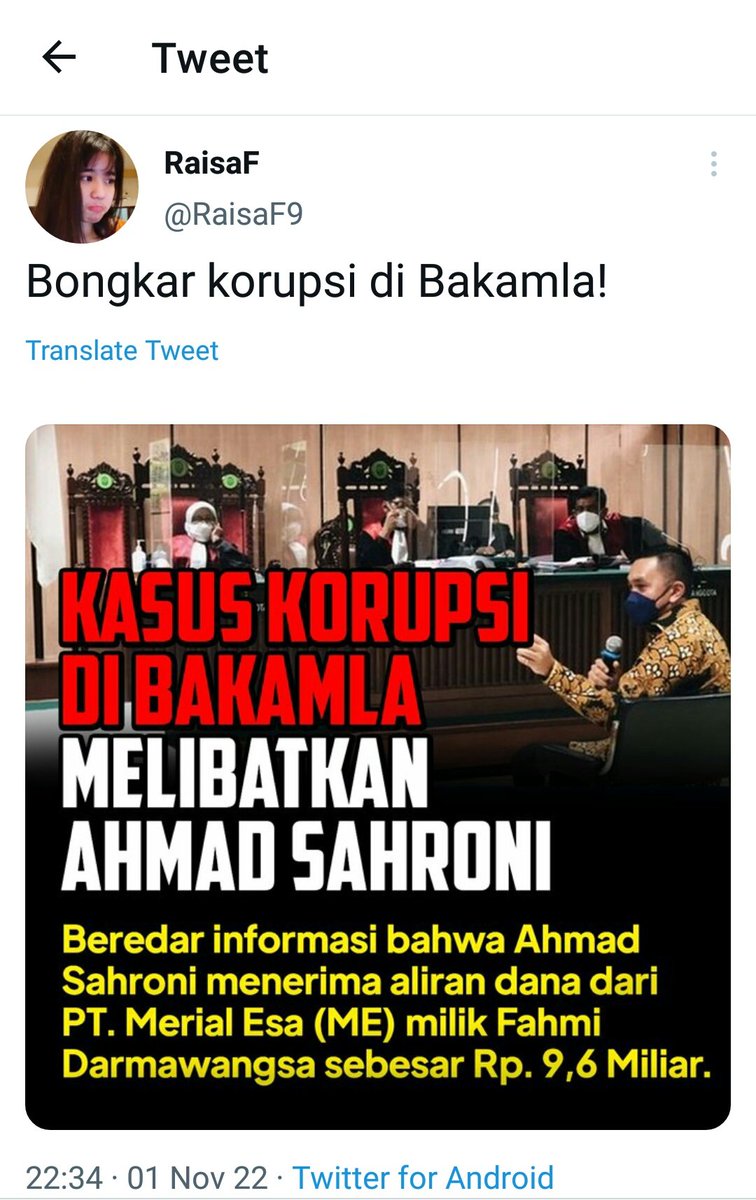 Resty Cayah on Twitter: "Gk pecaya gw @KPK_RI benran berani sikat si Syahroni bos Formula E ...