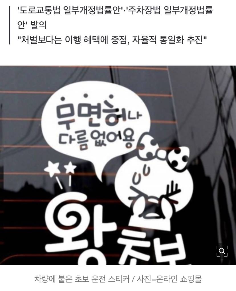 인스티즈(instiz) on Twitter: "불쾌감 논란 일었던 '초보 운전' 표지…하나로 통일된다 https://instiz.net/pt/7261303"
