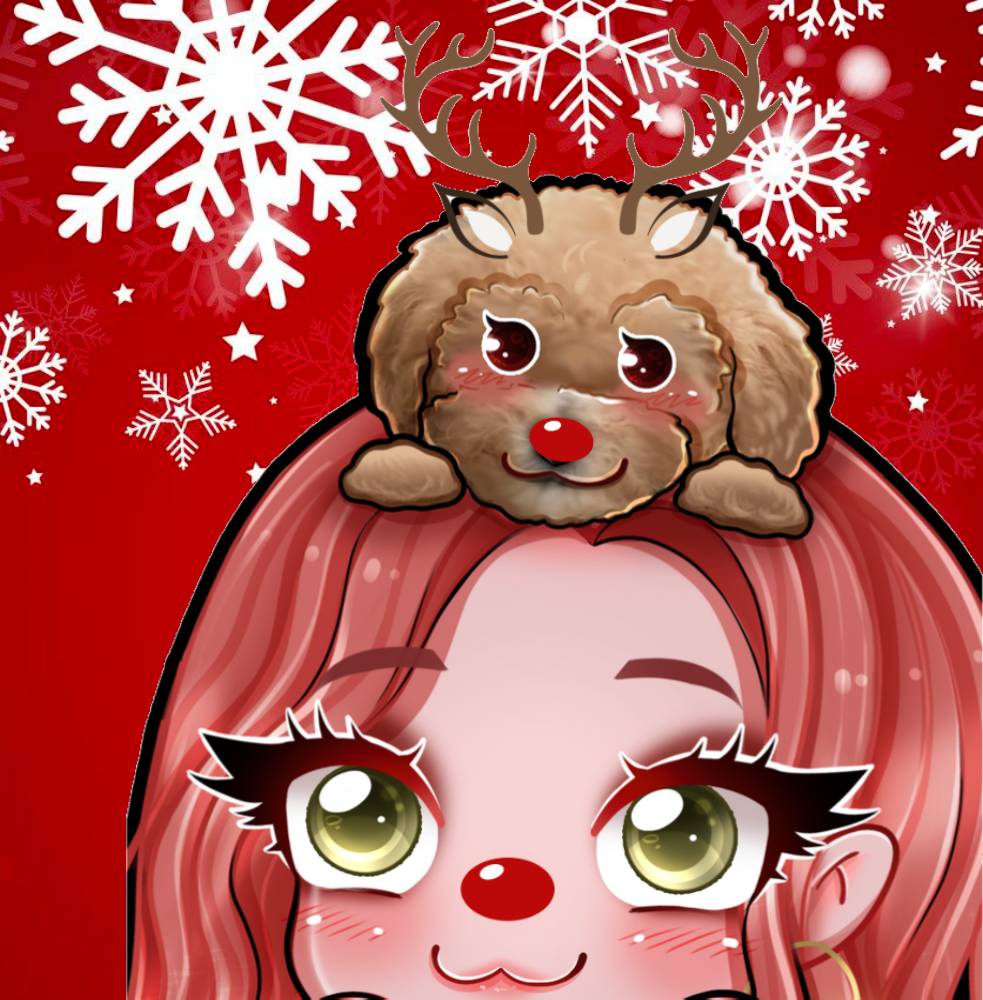 yumprincess elle 💜👑 nsfw va & pre-debut vtuber on Twitter: "me n me lil reindeer named bumby ...