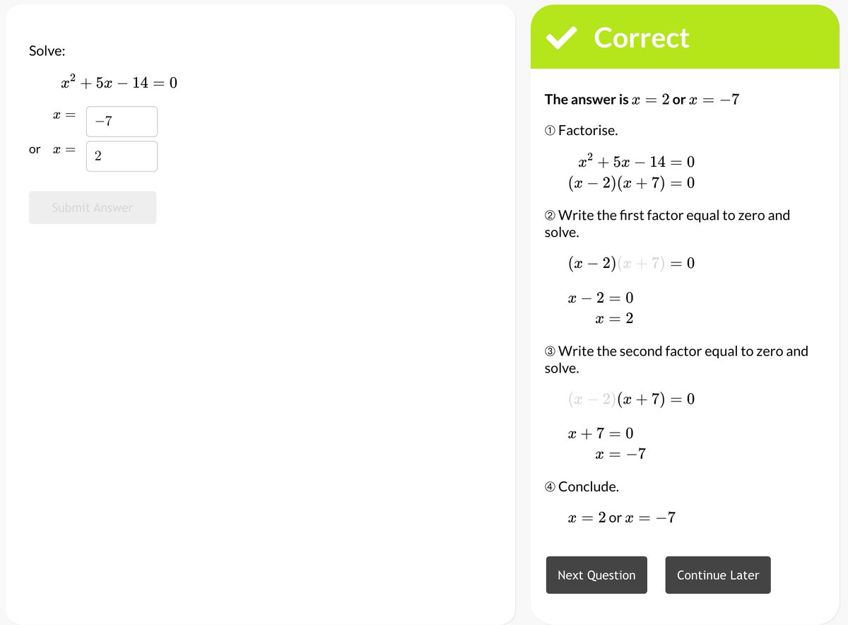 DrFrostMaths on Twitter: "RT @gpdupont: The 5 quadratic equations Key Skills on @DrFrostMaths ...