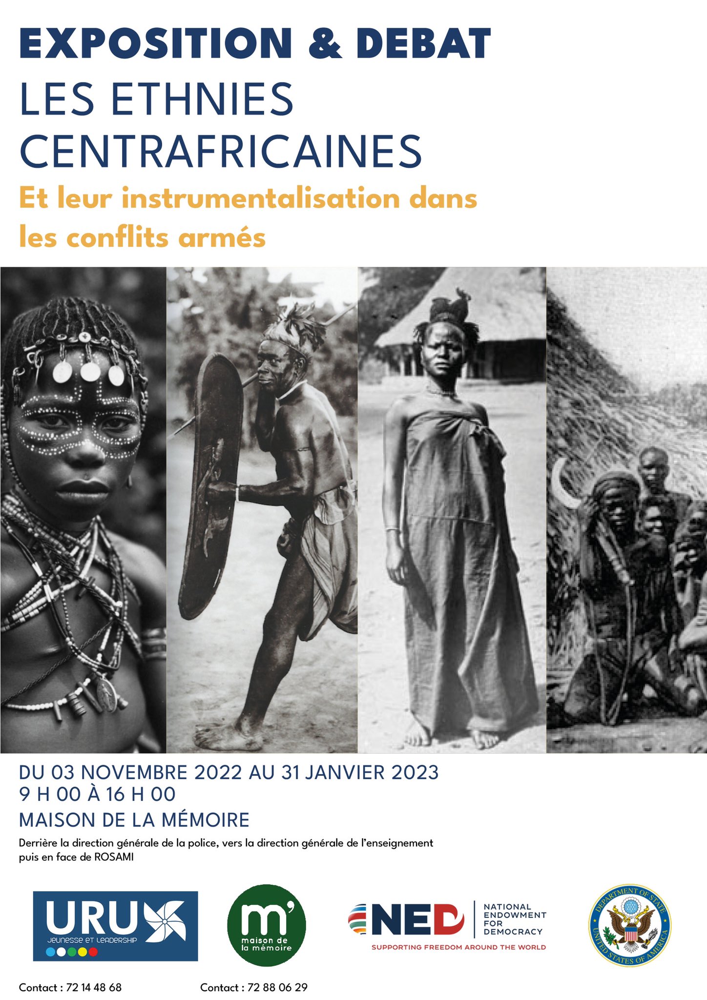 Maison de la Mémoire Centrafrique on Twitter: "🇨🇫Exposition & Débat sur les ethnies et leur ...