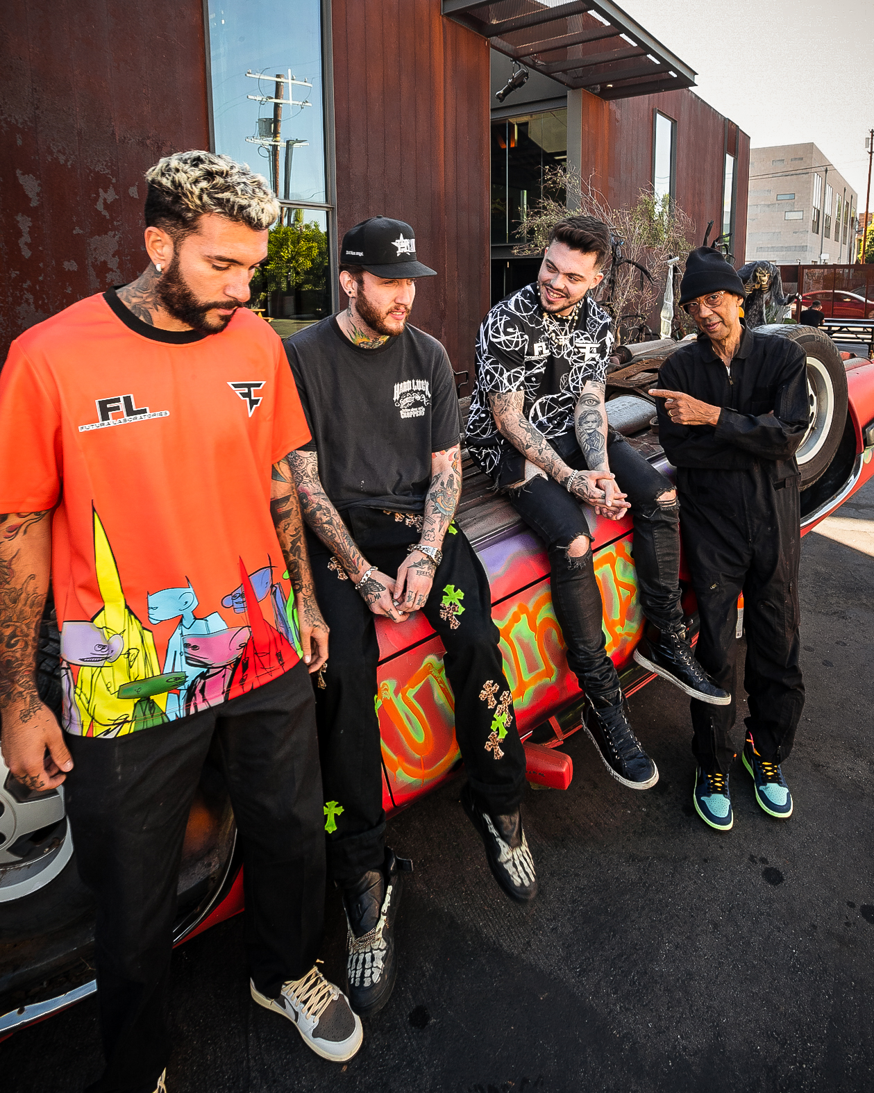 Faze Banks Car Chantel Jeffries, Martin Garrix, Zack Bia, Faze Banks,