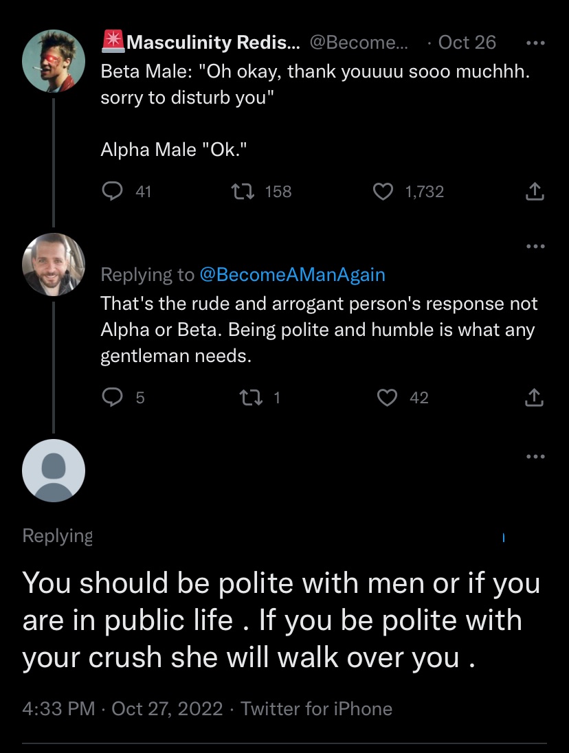 Hot Masculinity Takes on Twitter: