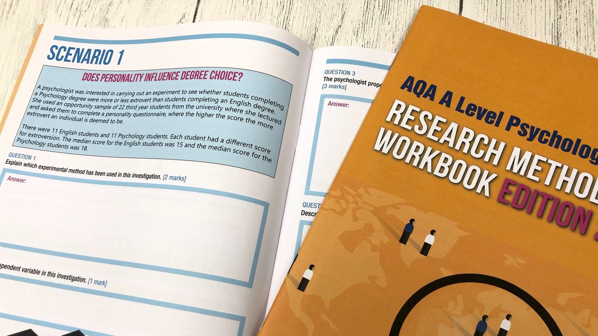 tutor2u Psychology on Twitter: "Research Methods & Maths Workbooks AQA ...