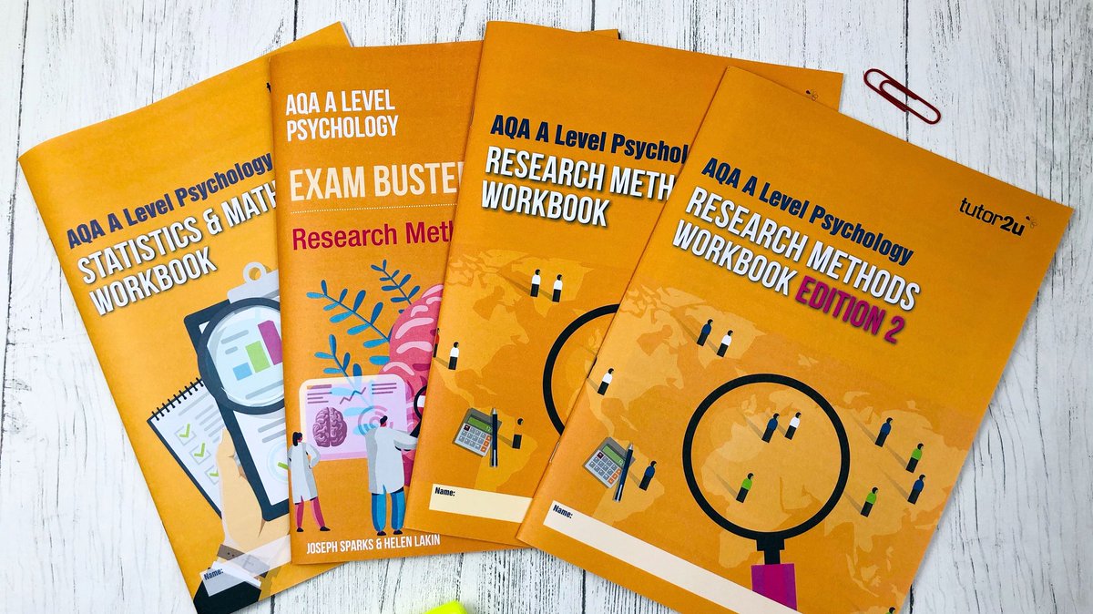 tutor2u Psychology on Twitter: "Research Methods & Maths Workbooks AQA ...