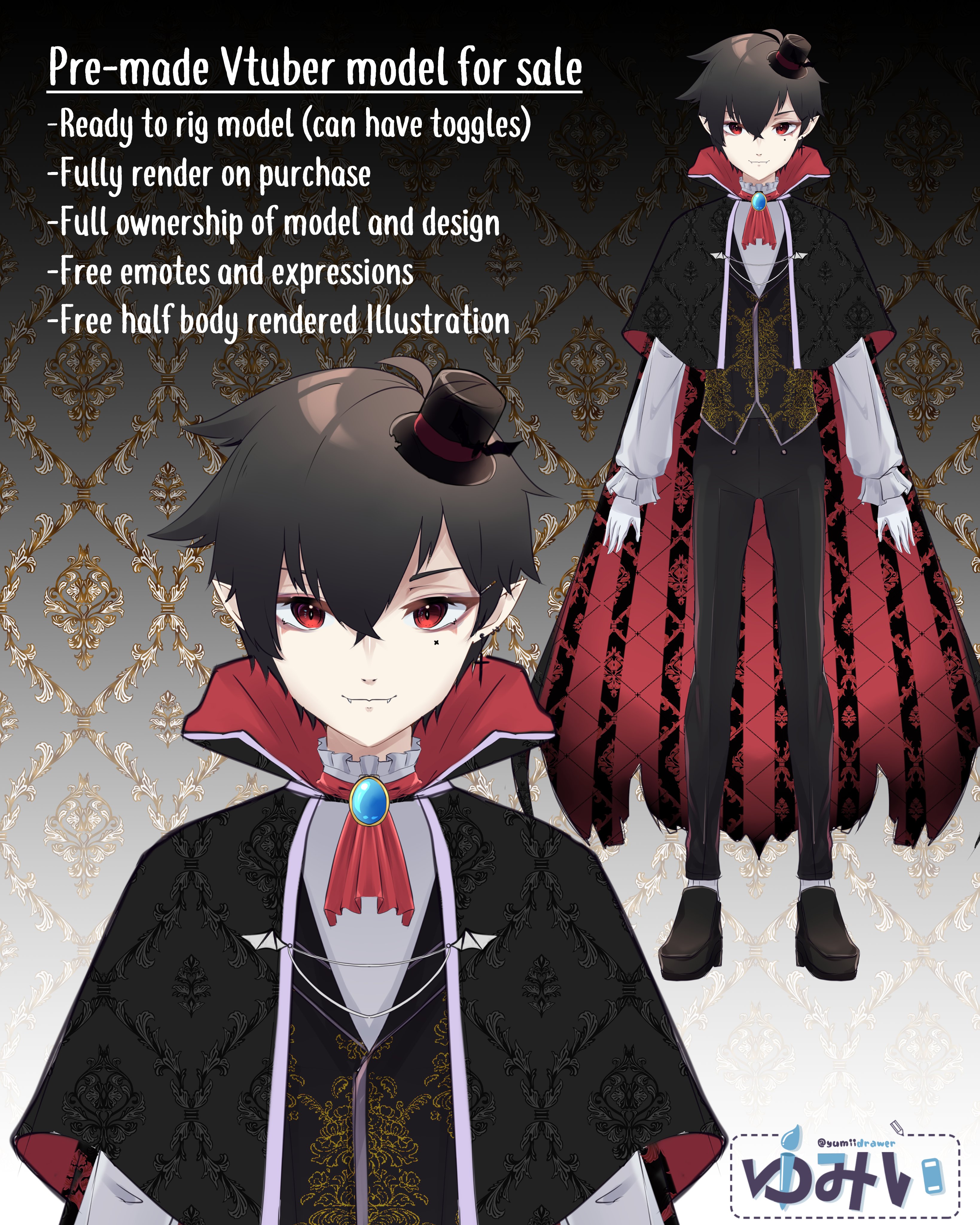 Yom(よむ) ☕ VTUBER COMMISSIONS OPEN on Twitter: "Still available for adopt!! 🥺 #VTuberUprising # ...