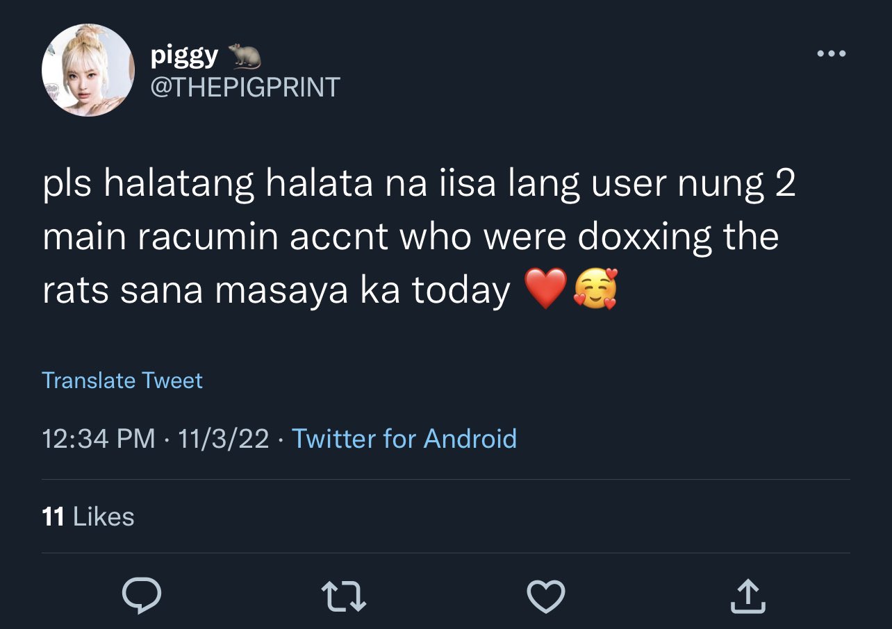 THE RAT KILLAH on Twitter: "hoy abnoy, magawa gawa ka na ng storya ngayon? amputa meron ka pang ...