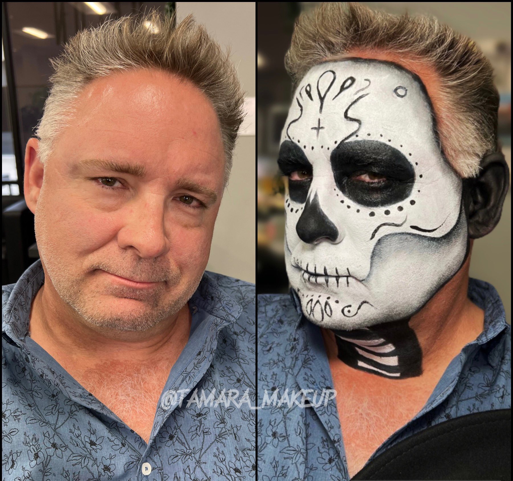 Skull Makeup Men