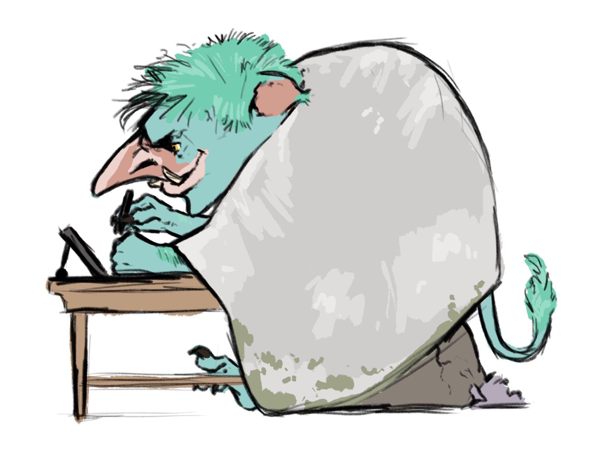 Twit Cartoon Clip Art