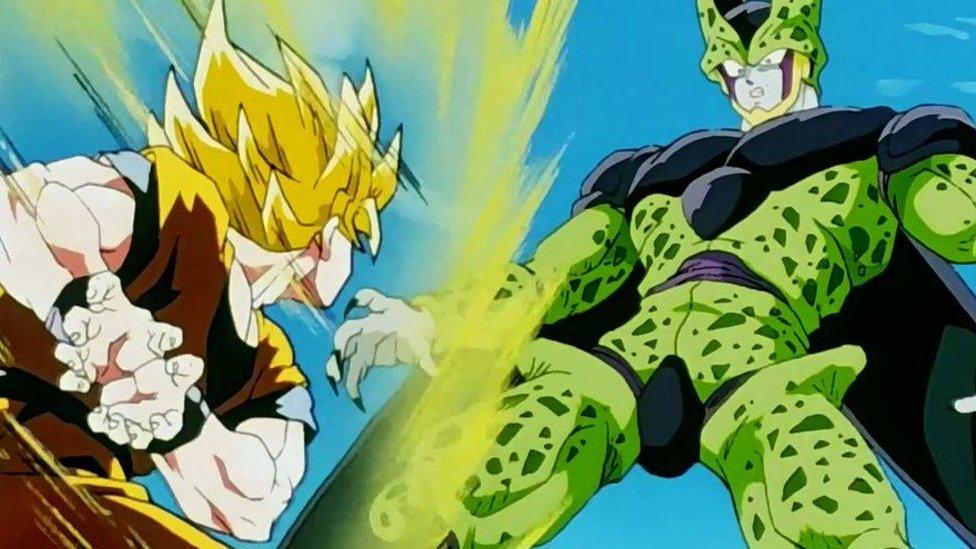Goku Vs Cell Kamehameha