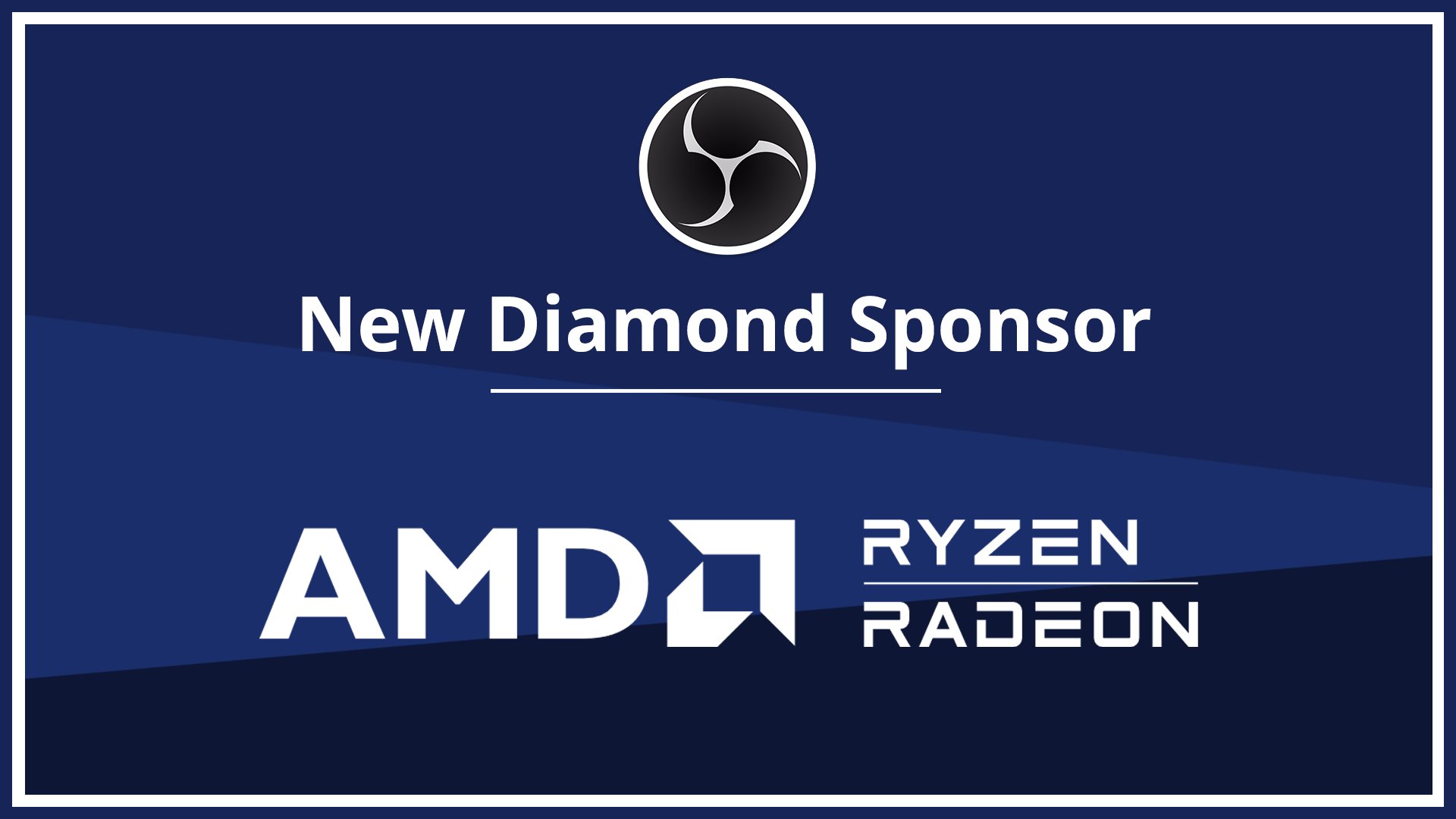 OBS on Twitter: "We are happy to announce @AMD as a Diamond Sponsor of the OBS Project! https ...