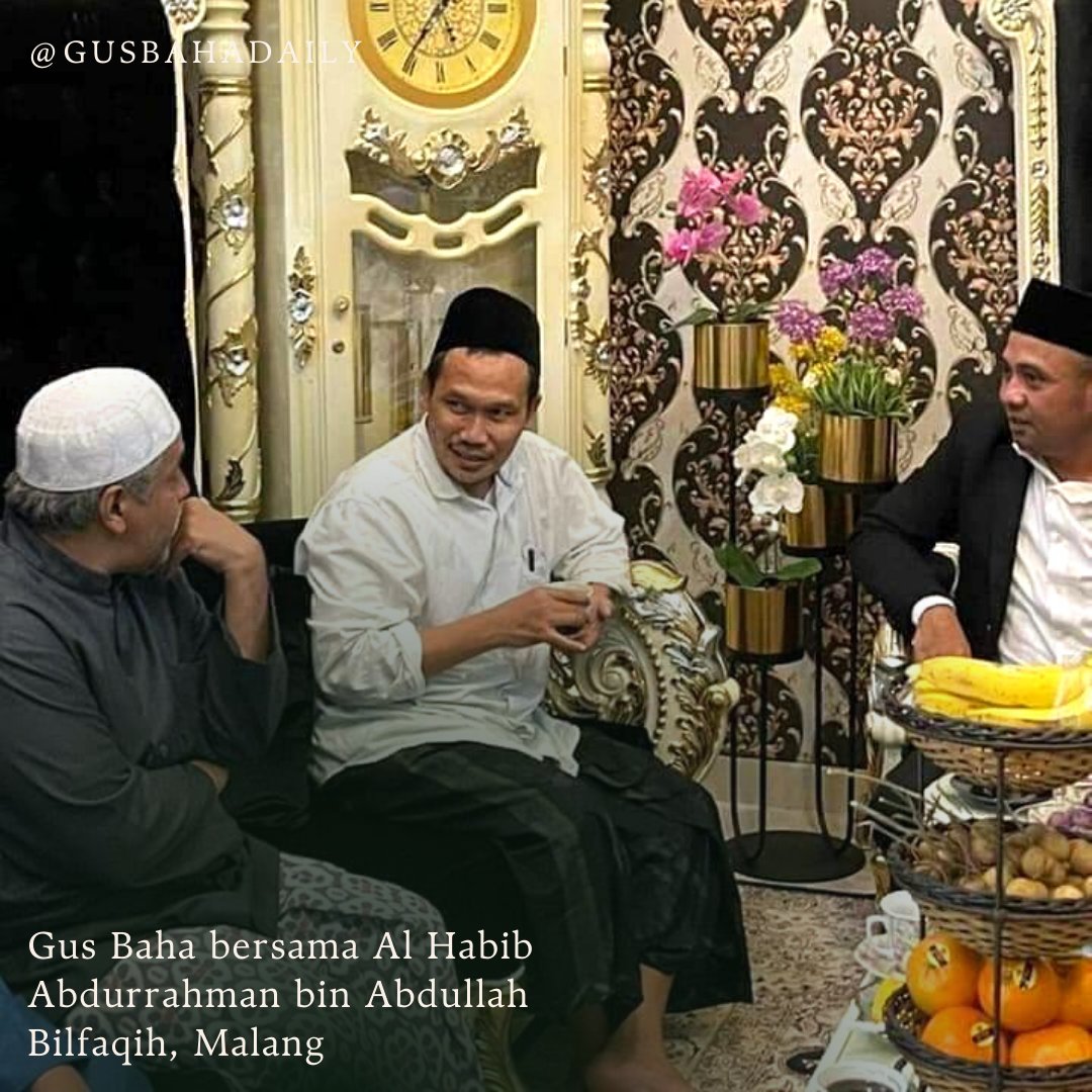 Ceramah Gus Baha on Twitter: "Gus Baha bersama Al Habib Abdurrahman bin Abdullah Bilfaqih ...