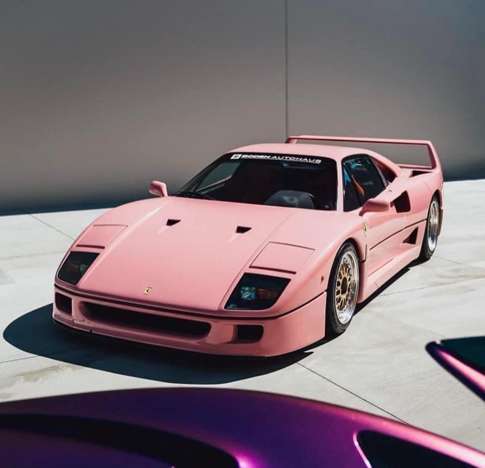 Pink Ferrari Wallpaper
