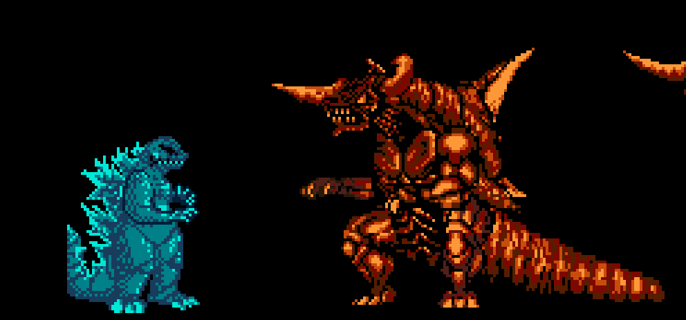 Super Godzilla Sprites