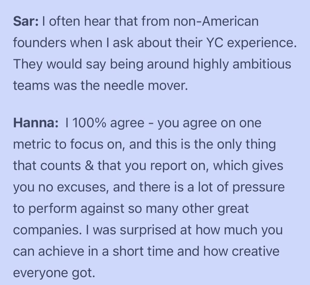 Sar Haribhakti on Twitter: "YC experience of a first time European founder https://sarharibhakti ...