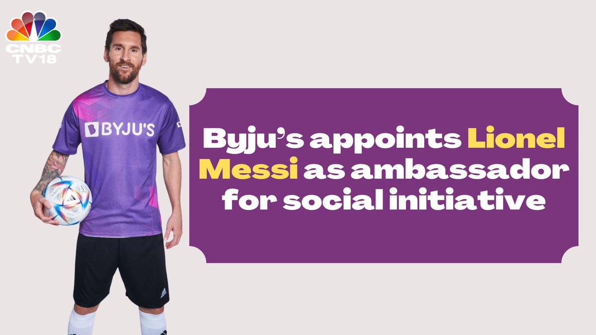 . BYJUS, announces Lionel ‘Leo’ Messi as the first global brand ...