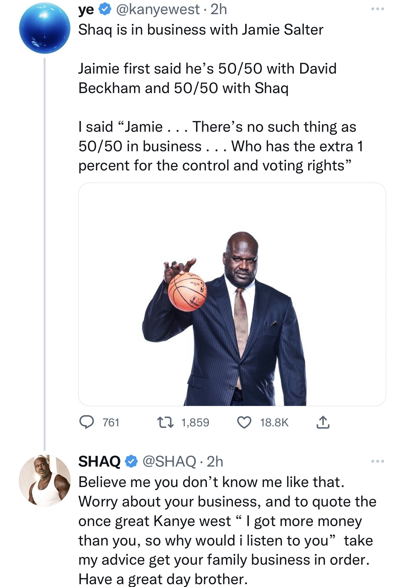 Shaq Twitter