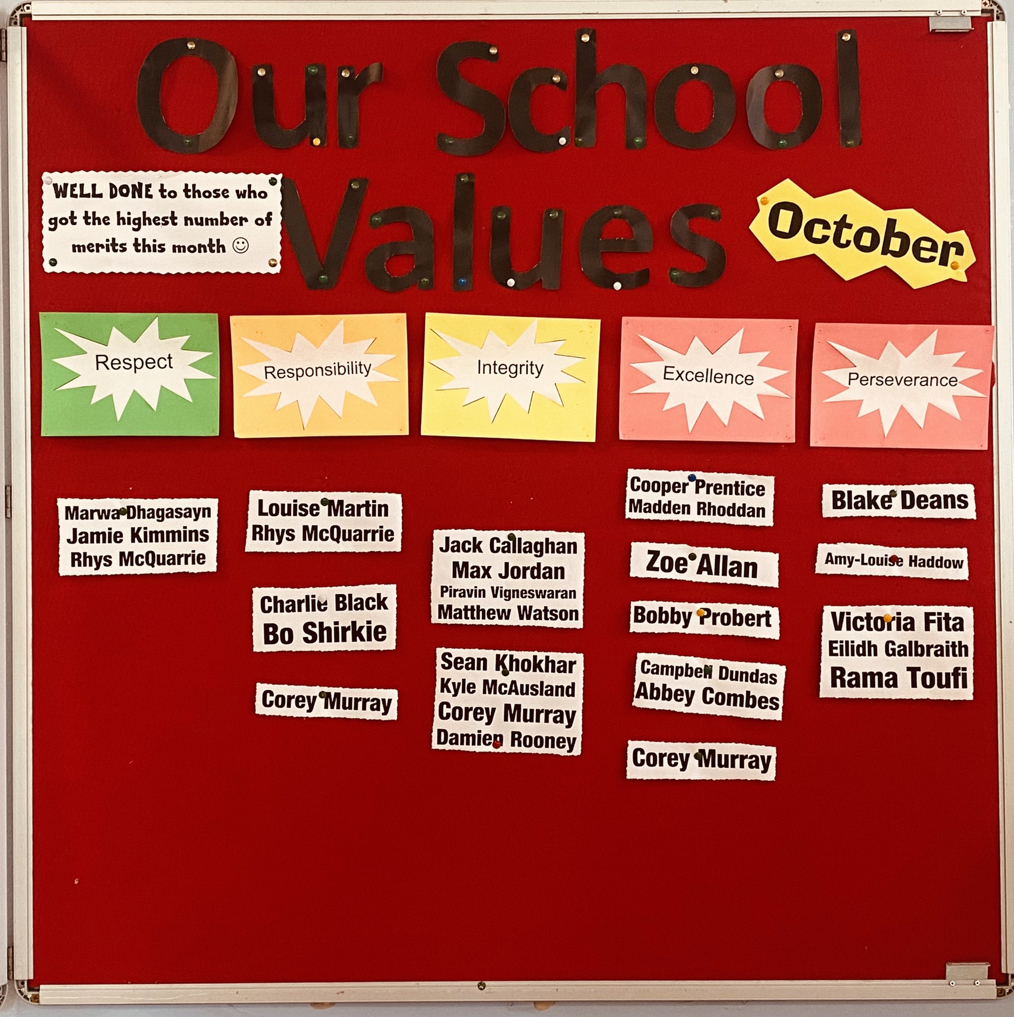 Govan High School on Twitter: "Well done to our October Values Champions!!🤩🤩🤩 These pupils have ...