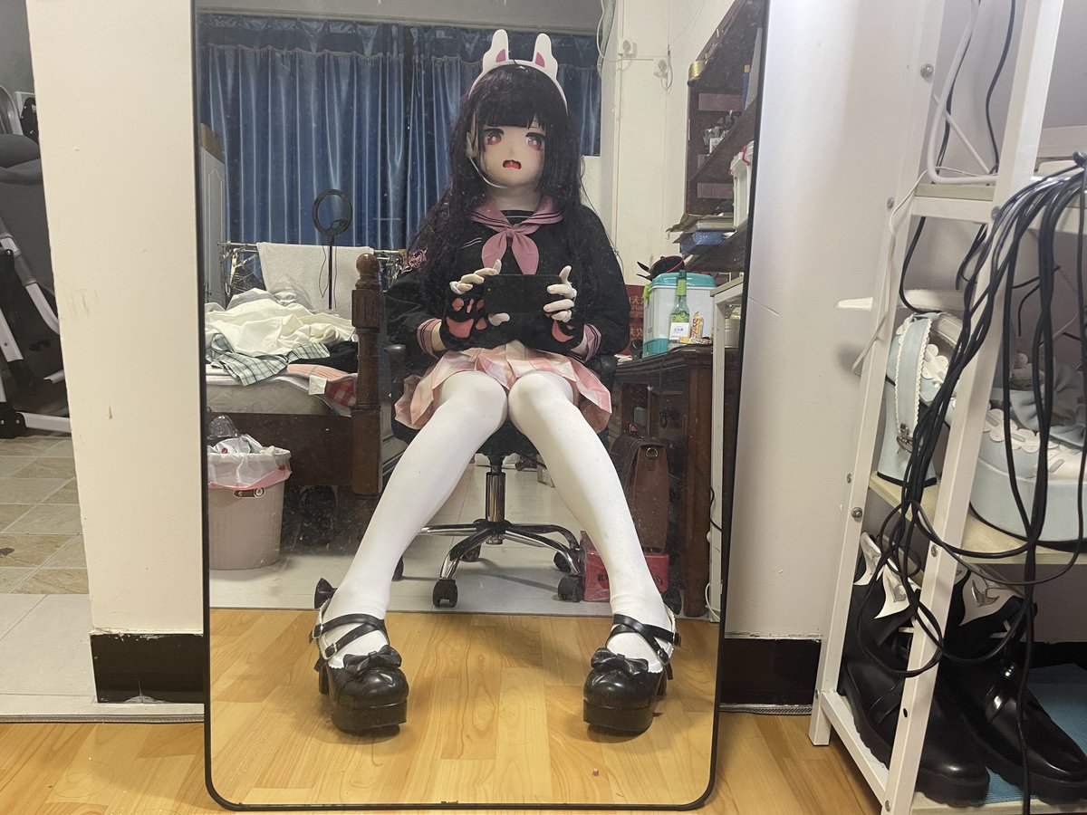 蛋蛋喵 On Twitter 拉姬兔配别的jk总感觉怪怪的(