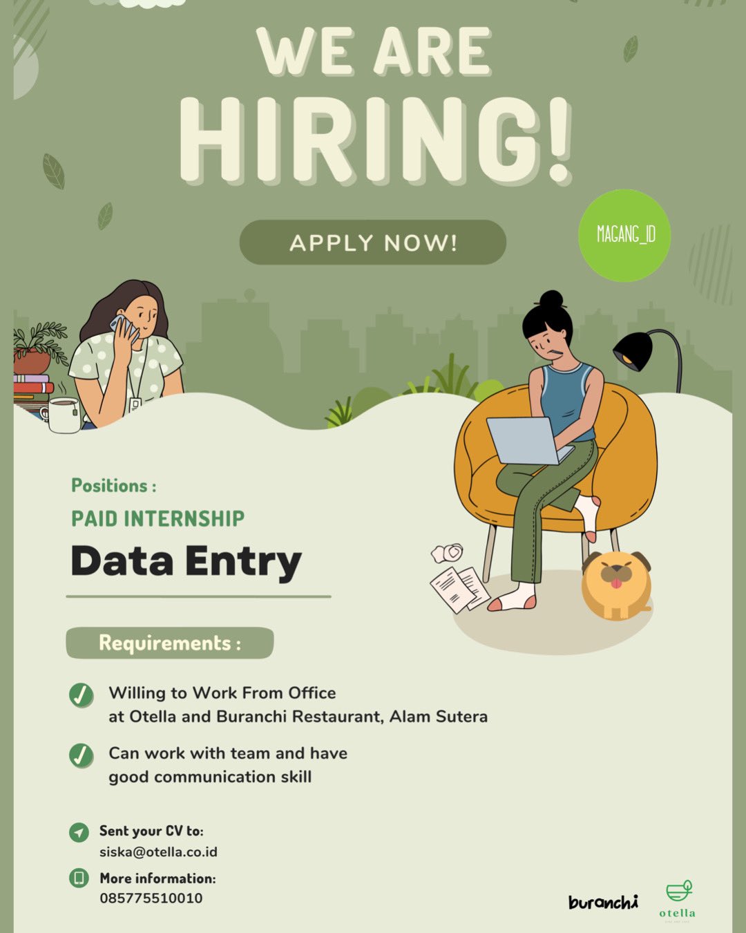 Magang_ID on Twitter: "Hallo, we need you for Data Entry Internship. It’s paid internship # ...