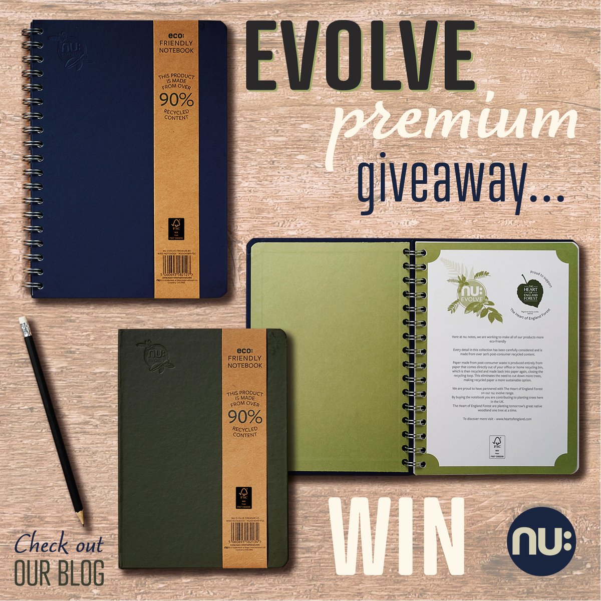 nu: notebooks on Twitter: "🍂 Win x2 nu: Evolve Premium Journals with Personalisation🍂 For your ...