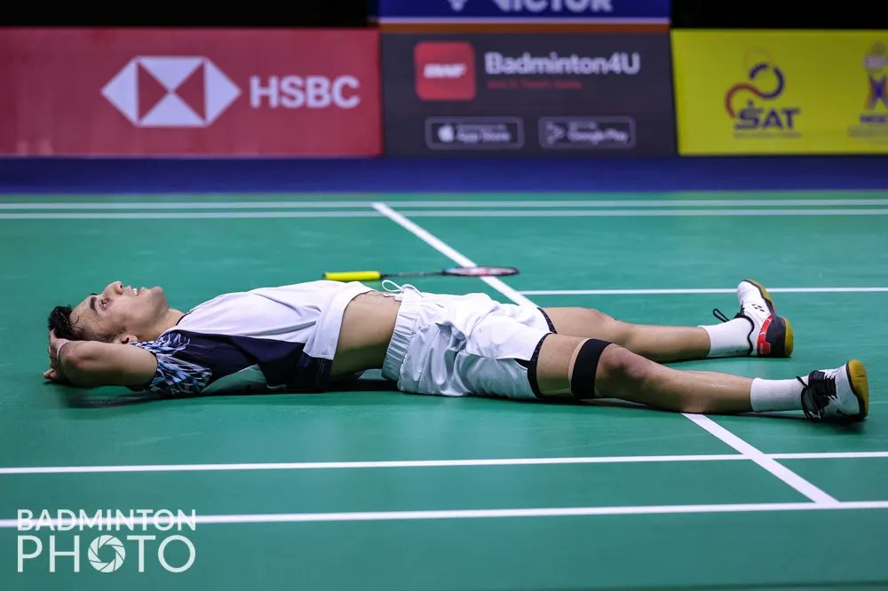 Lakshya Sen on Twitter: "Win or lose, you always restart from the ground.#SenMode https://t.co ...