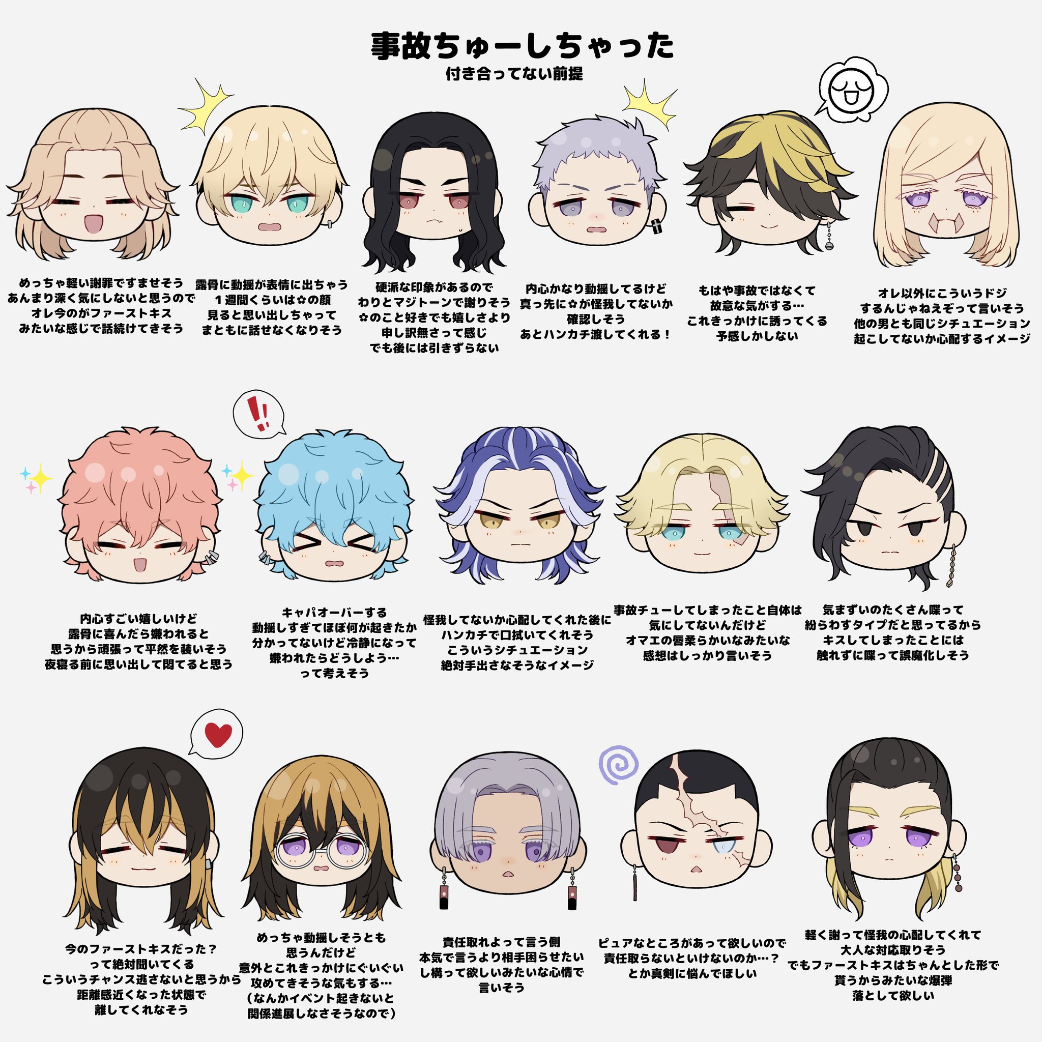 ののぴ on Twitter: "事故ちゅーしちゃった #tkrvプラス https://t.co/HUpqz2INlI" / Twitter