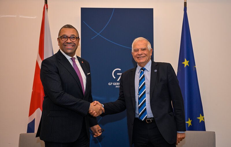 Josep Borrell Fontelles on Twitter: "First bilateral meeting new Foreign Secretary ...