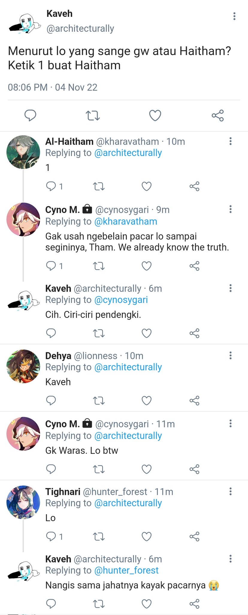 EVENT FANFIC BACK TO SCHOOL 📌 on Twitter: "au! cw // bxb , bl , ship , kaveh x haitham ...