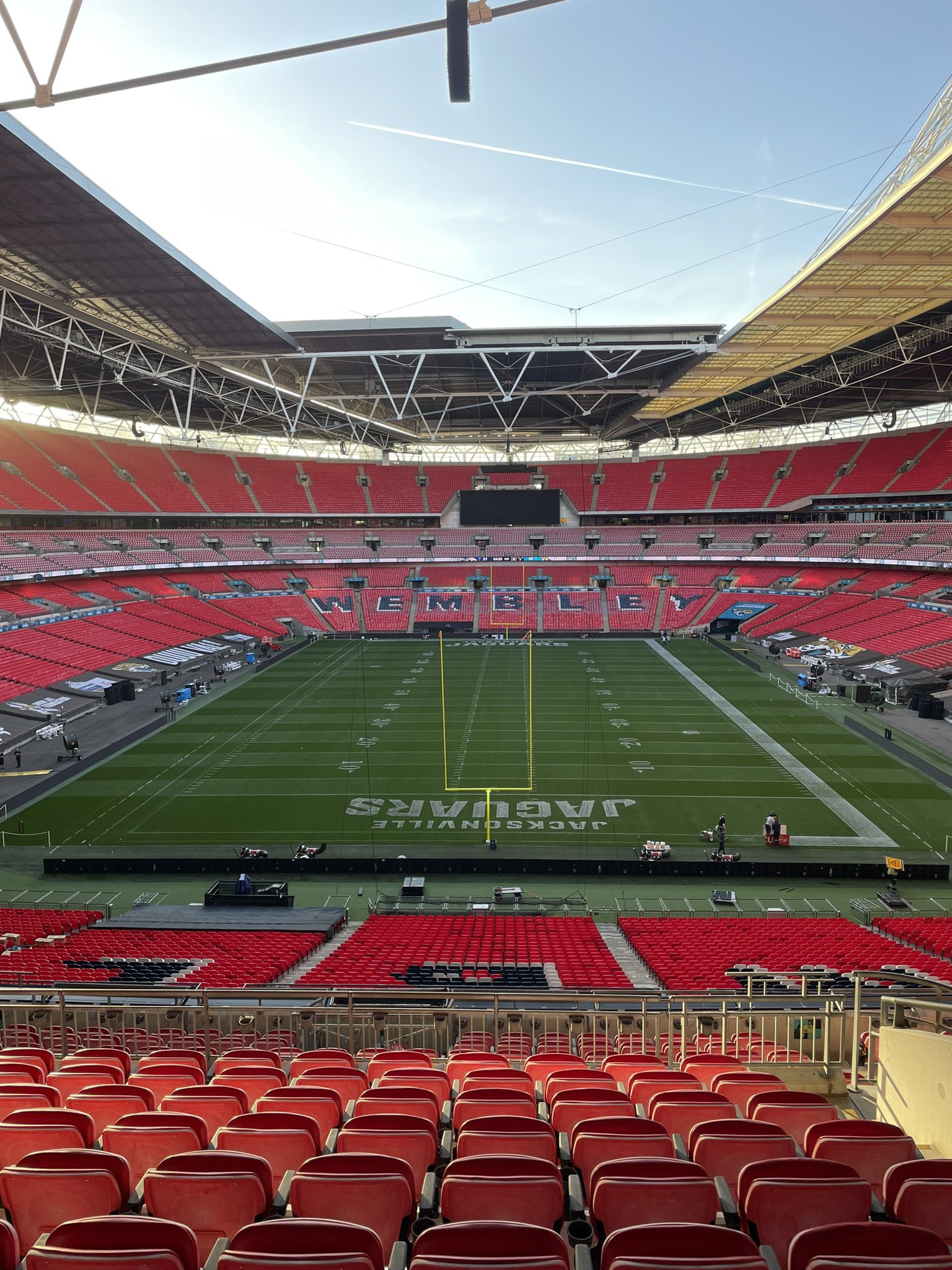 Wembley Stadium Nfl Football Jag Tag Visit To Wembley Stadium