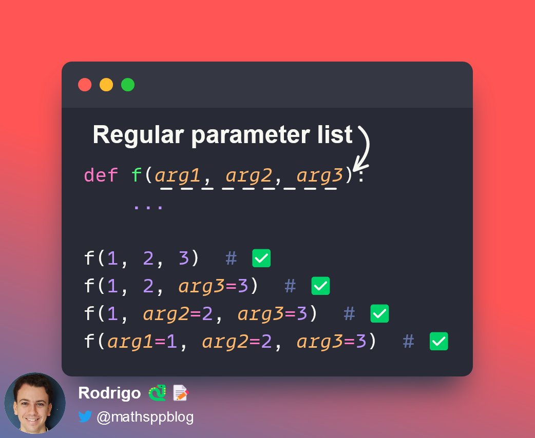 Python 🐍 Functions Take Positional And Keyword Arguments You Can Tell Python To Force Arguments