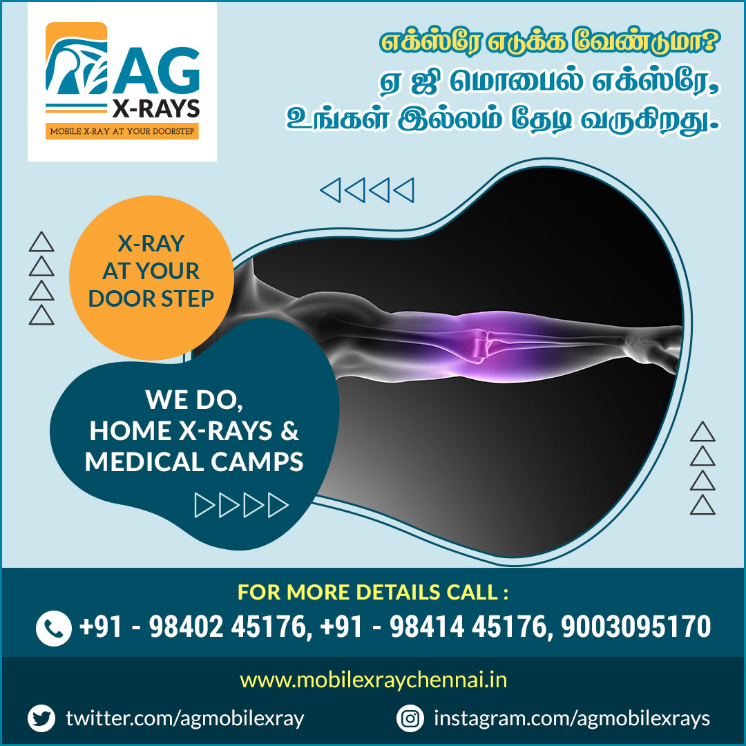 A.G. Mobile X-Rays on Twitter: "Book an appointment in Chennai with AG Mobile X-Ray. One of ...