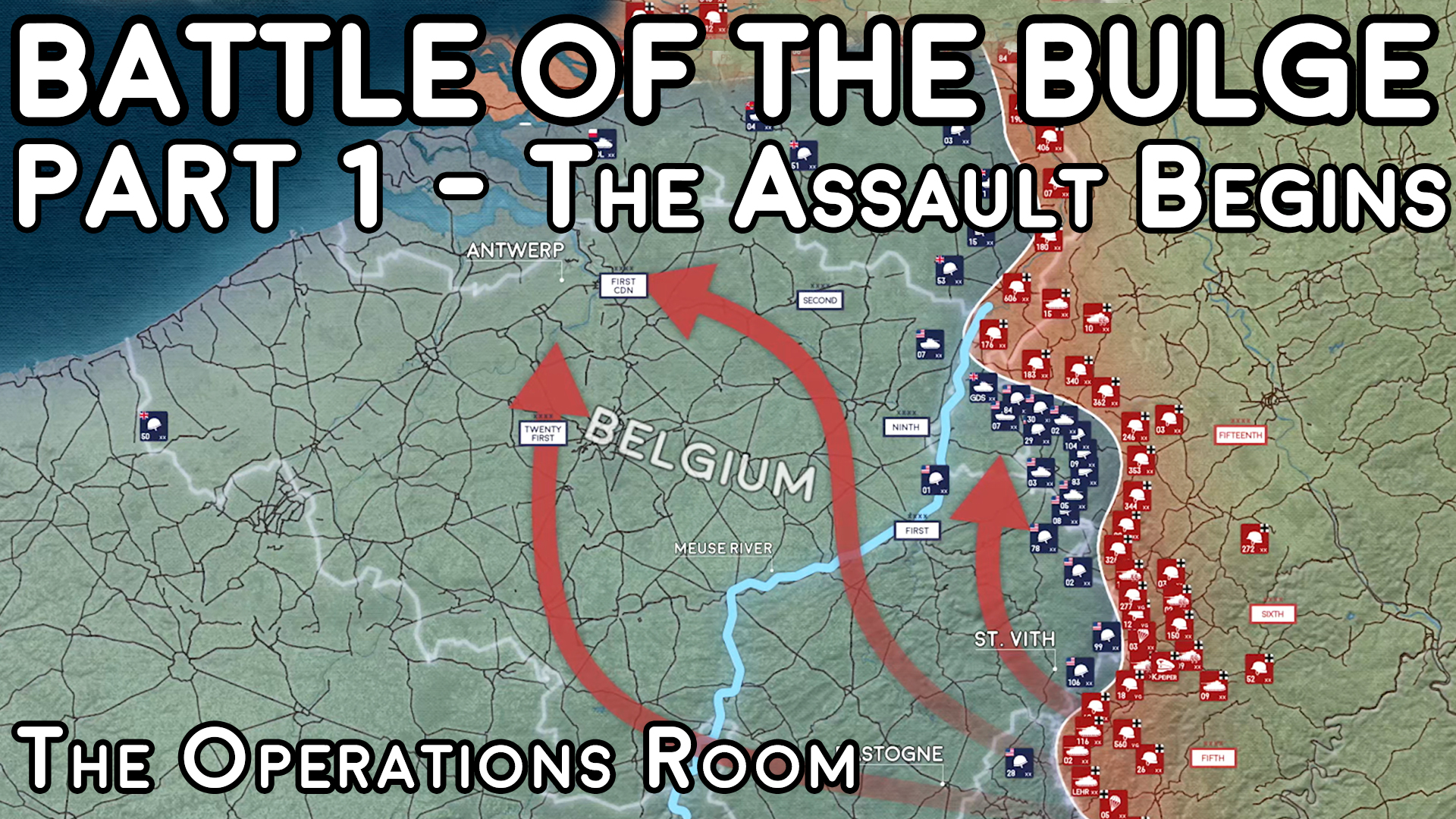 Battle Of The Bulge Map