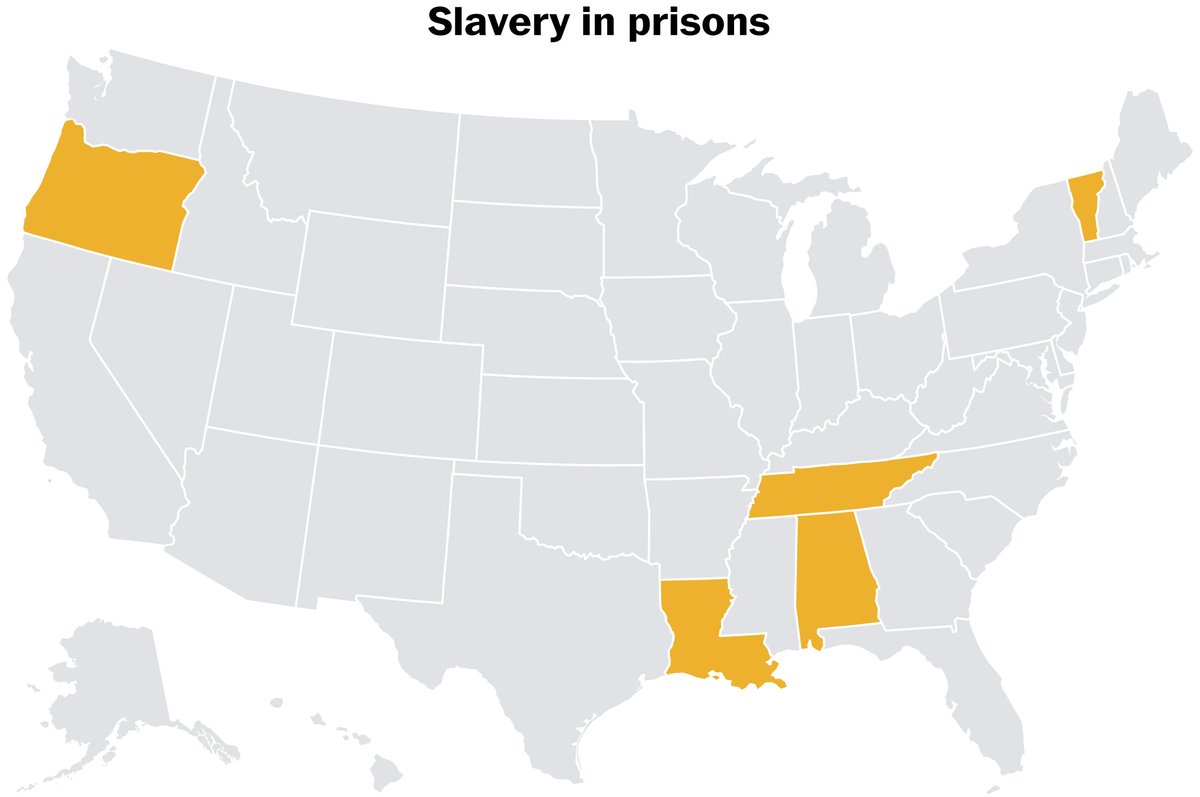 Post Graphics on Twitter: "Slavery in prisons: Five states will vote on ...